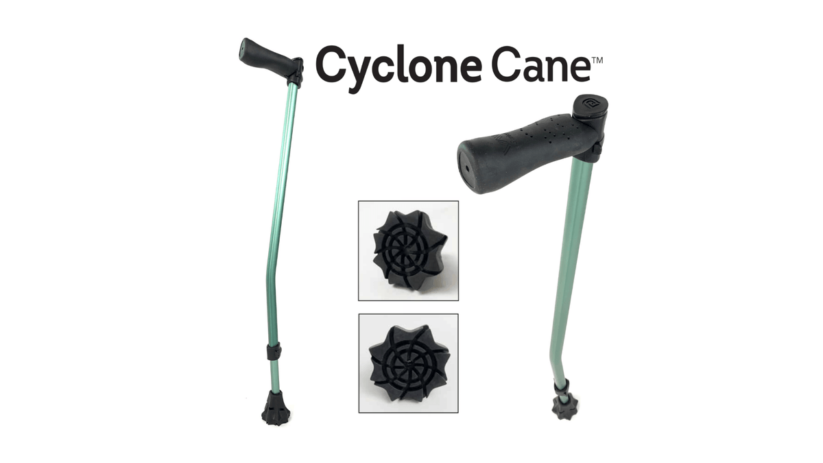 Self standing canes are gimmicks..... Introducing the Cyclone Cane wit – DynamoMe