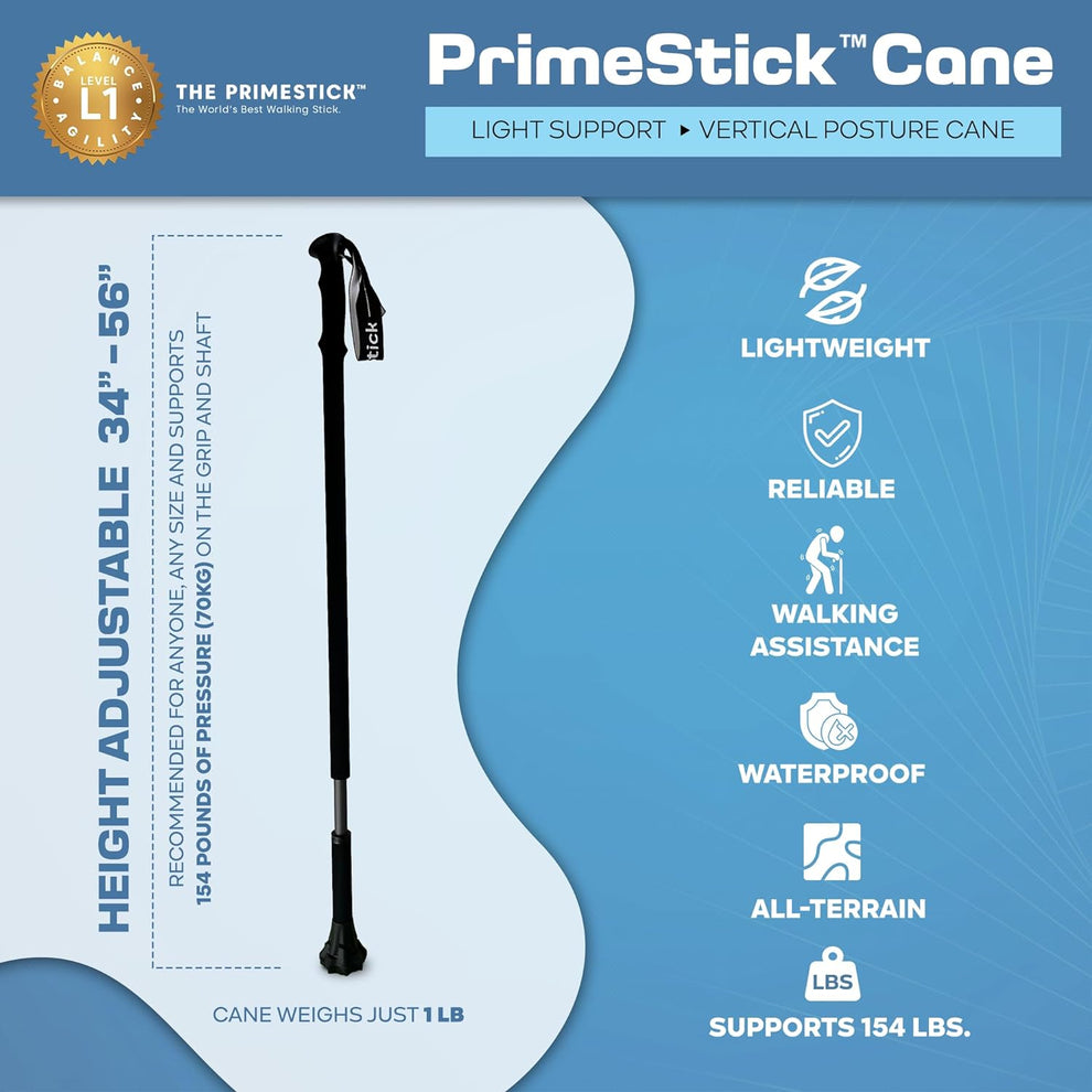 Dynamo Prime Stick: World's Best Walking Stick – DynamoMe