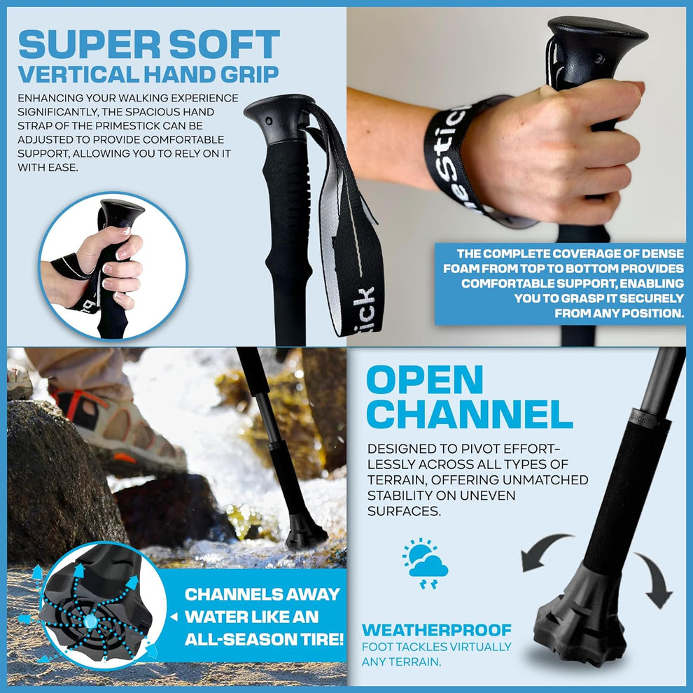 Dynamo Prime Stick: World's Best Walking Stick – DynamoMe