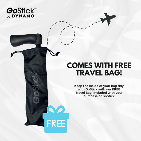 GoStick Foldable Cane: Lightweight, Travel-Ready with Enhanced ...
